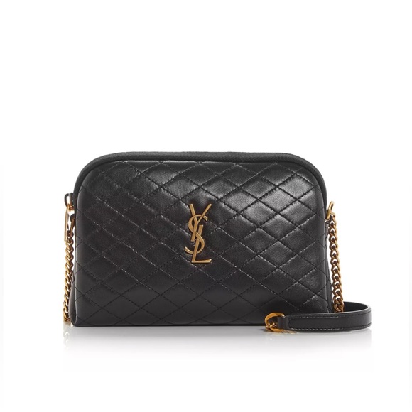 Yves Saint Laurent | Bags | Authentic Saint Laurentmini Gaby Quilted ...